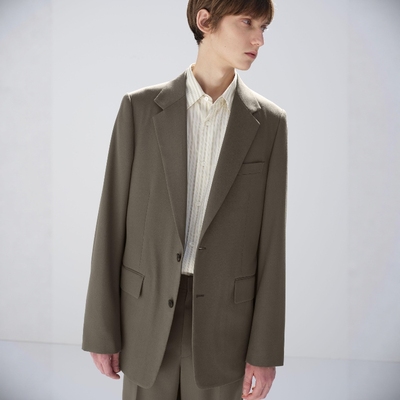AURALEE140羊毛华达呢西装夹克