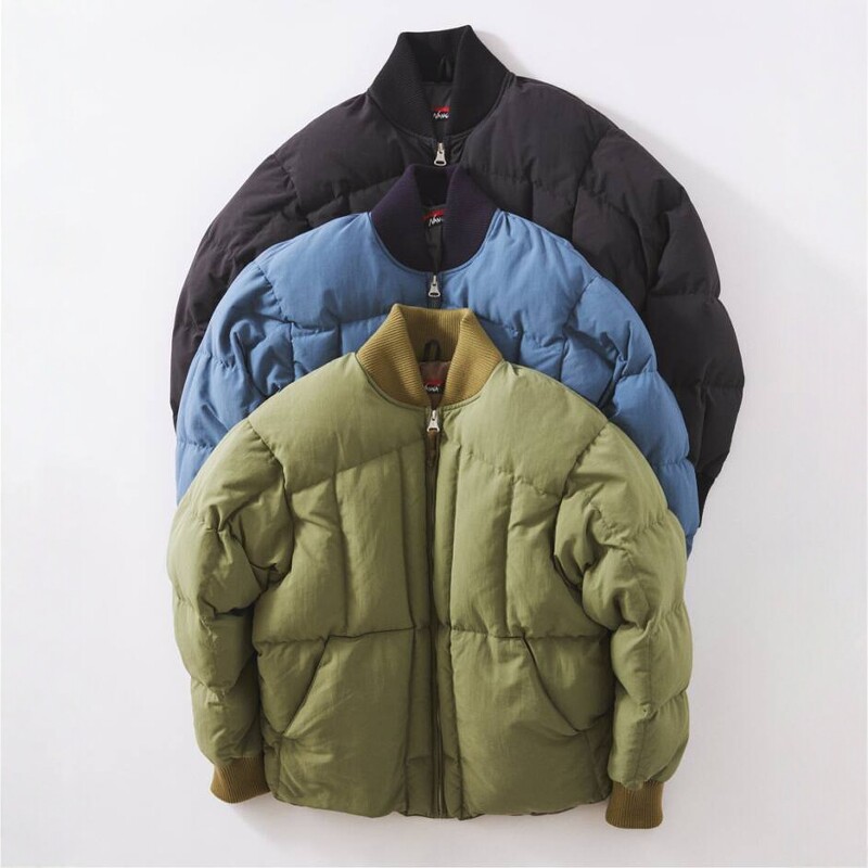 NANGA × JS relume down jacket 25AW 联名700FP户外尼龙羽绒服