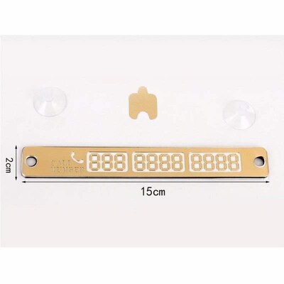 universial temporary parking luminous card car parking card