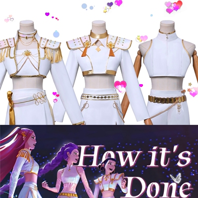 KPOP猎魔女团cos服米拉佐伊鲁米cosplay套装女角色假发小学生周边