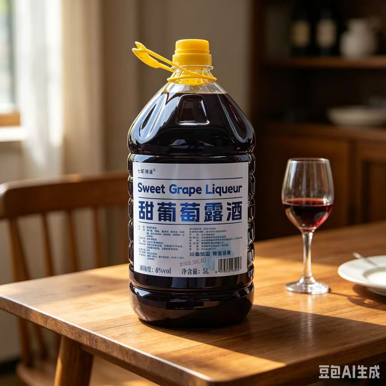 5L原汁自酿甜葡萄酒多规格甜型干红经济实惠红酒水果酒女士酒农家