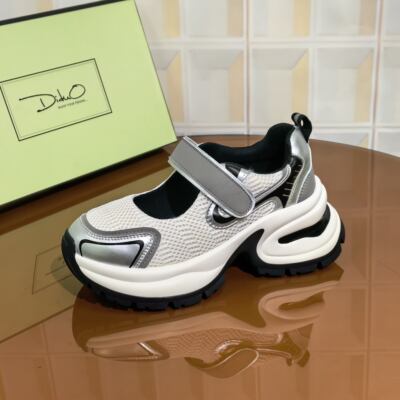 4745/5CM牛皮清仓撤柜断码处理女鞋时尚百搭女士夏季透气厚底网面