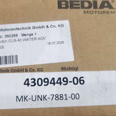 {议价}BEDIA液位传感器 4309449-06