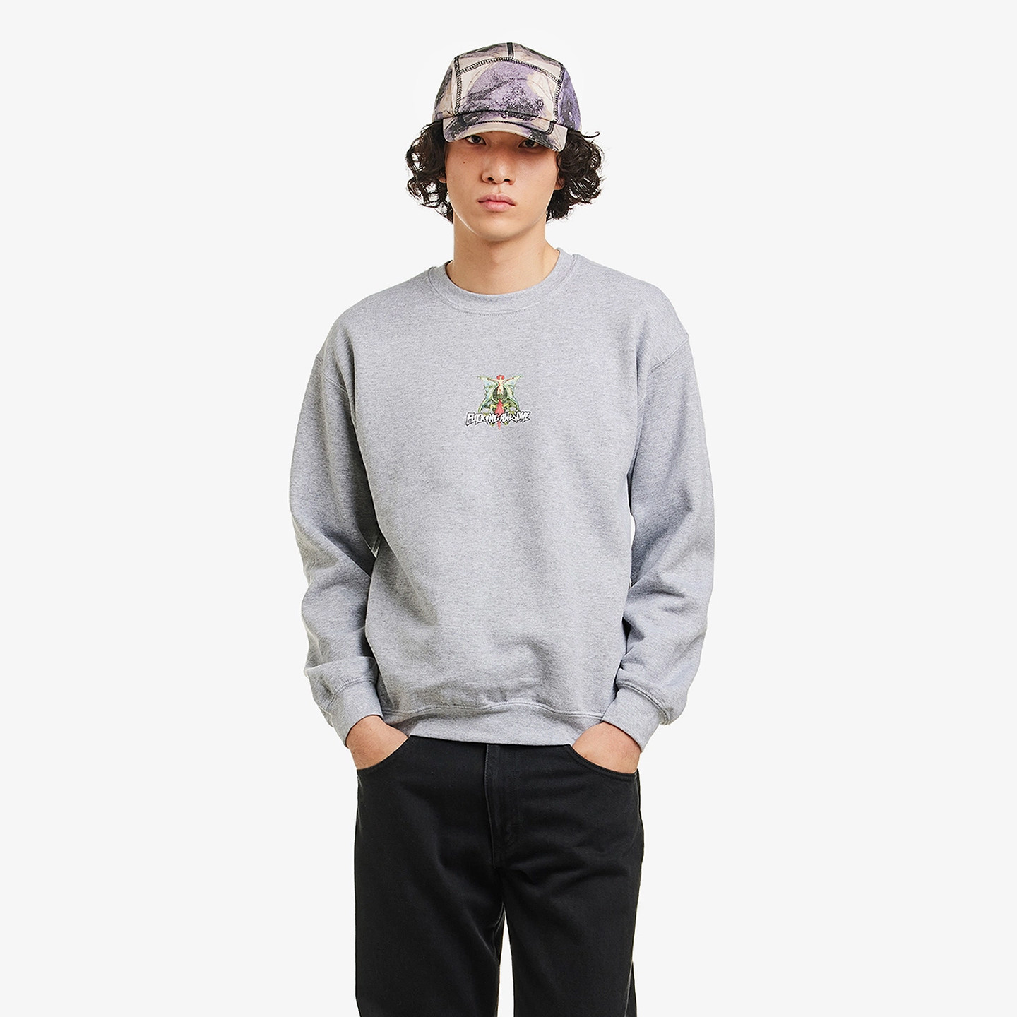 【现货】市井店 Fucking Awesome 美版潮牌嘻哈滑板Cerberus5片帽