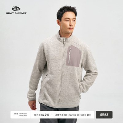 GRAYSUMMIT抓绒ptp软壳衣夹克