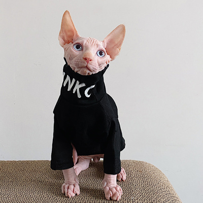 无毛猫衣服斯芬克斯纯棉秋冬