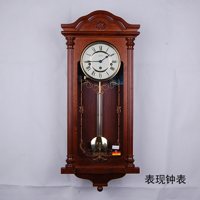 赫姆勒德国欧式风整点报时挂钟表