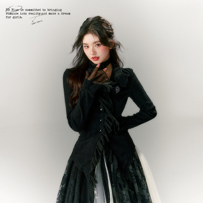 BBBLUE侘寂仙子针织开衫