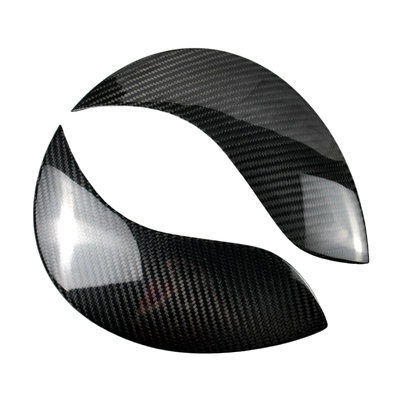 专用改装真碳纤维灯眉眼眉大灯贴