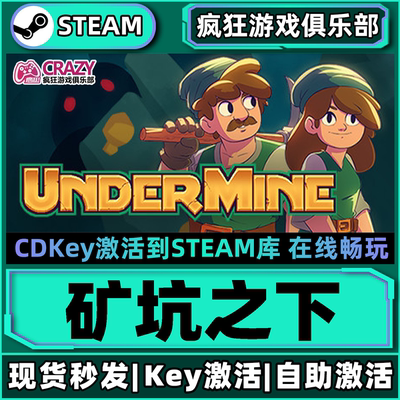 Steam正版矿坑之下激活码CDKey
