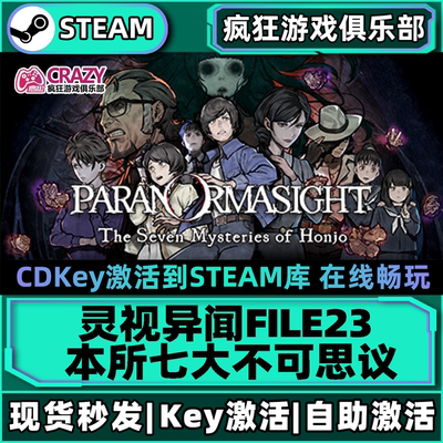 Steam正版灵视异闻FILE23激活码
