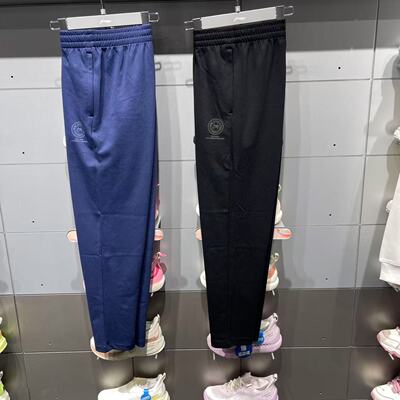 李宁25秋男子舒适直筒运动裤