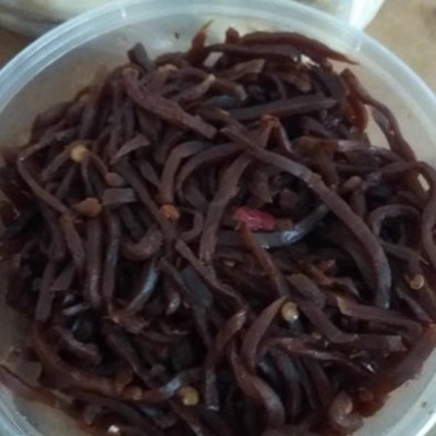 牛街洪记小吃店清真麻辣咸菜丝下饭菜酸豆角疙瘩萝卜