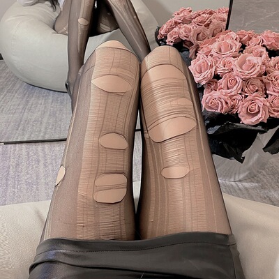 Sense性感手撕丝袜超薄款好撕连裤袜黑丝连裤袜情侣可撕袜超薄款