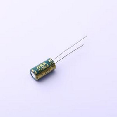 25V220uF CD288 直插铝电解电容 220uF ±20% 25V 插件,D6.3xL12m