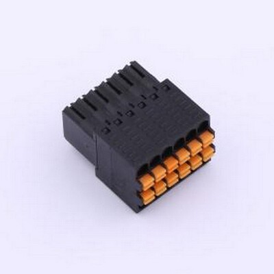 JL15EDGKDH-25406B01 插拔式接线端子 2x6P 2.54mm 排数:2 每排P