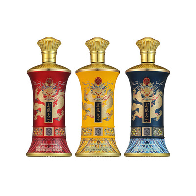 真龙天子至尊龙邮（蟠龙半分）纪念酒52度浓香酒750ml*3瓶高端酒