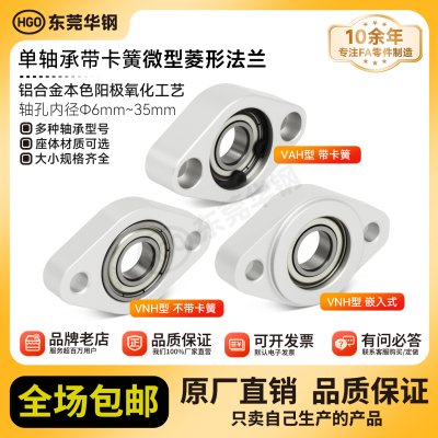 轴承座组件菱形梭形铝合金丝杆光轴固定支撑C-BACNC-BACAC-BACR