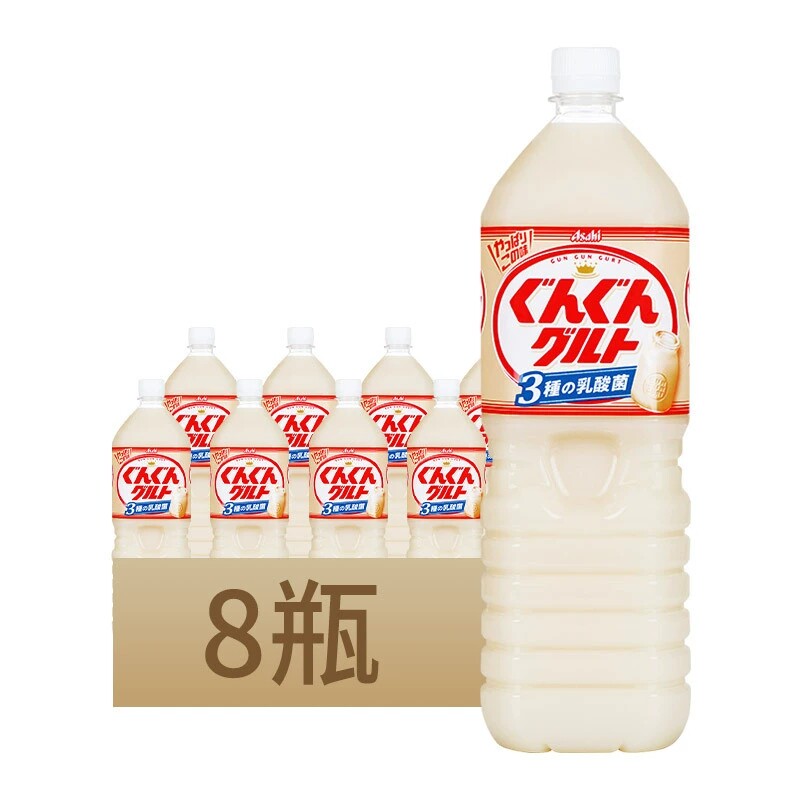 日本进口可尔必思家庭装乳酸菌风味饮料1.5L*8瓶可露比斯含乳饮料