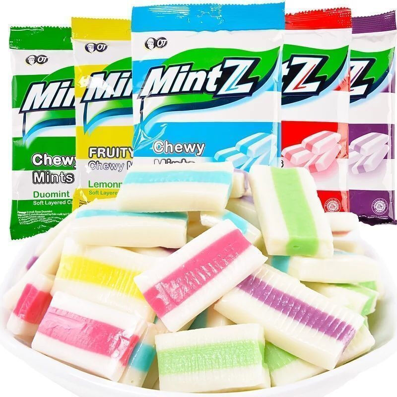Mintz多口味特色薄荷味软糖印尼进口东南亚风味软糖115g/约53颗