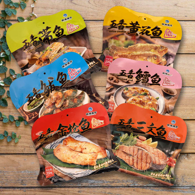 岸海渔仓五香多味鱼开袋即食即食