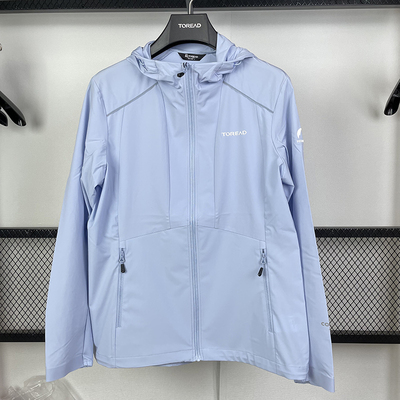 探路者外套女25春夏新款HIMEX吸汗弹力速干户外休闲衣