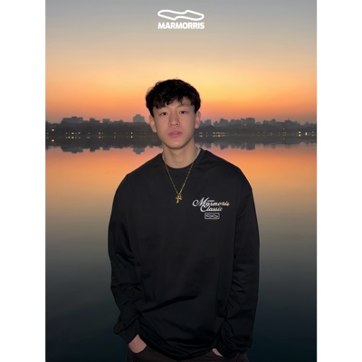 MARMORRIS草写立体印花多色长袖