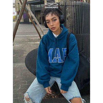 MARMORRIS美式复古字母印花卫衣
