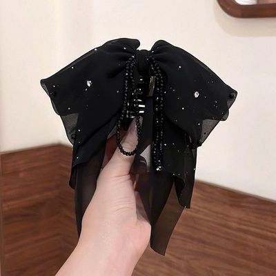 高端流苏2025新款显发量多蝴蝶结