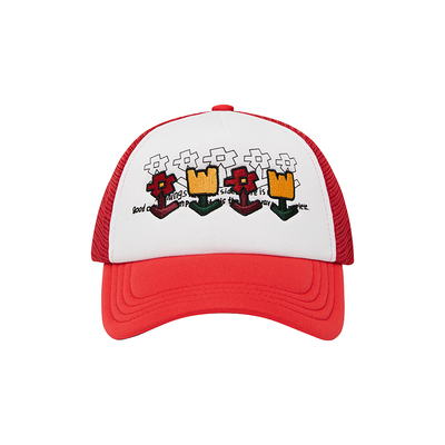 ARROW UP 25SS新款小花刺绣货车帽 6-PANEL CAP