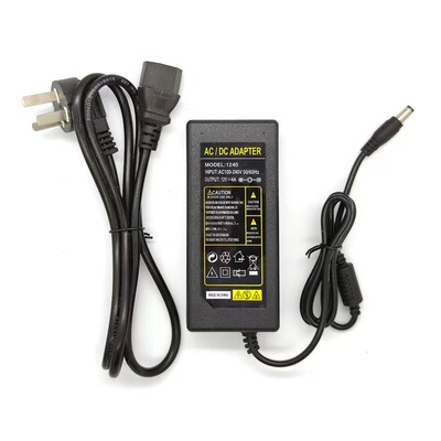 适用BUBALUS大水牛液晶显示器F2716G电源适配器DC12V=4A充电器线