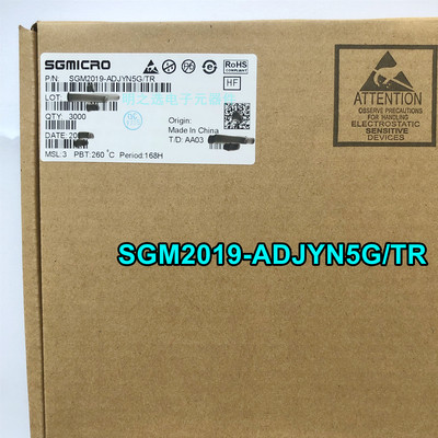 SMGICRO圣邦微 SGM2019-ADJYN5G/TR 丝印YJAA SOT23-5 线性稳压器