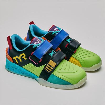 代购TYR L2男士专业举重鞋宽楦21毫米跟差双绑带力量训练深蹲鞋