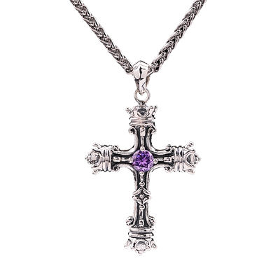 法国idee泰银银项链男潮男吊坠