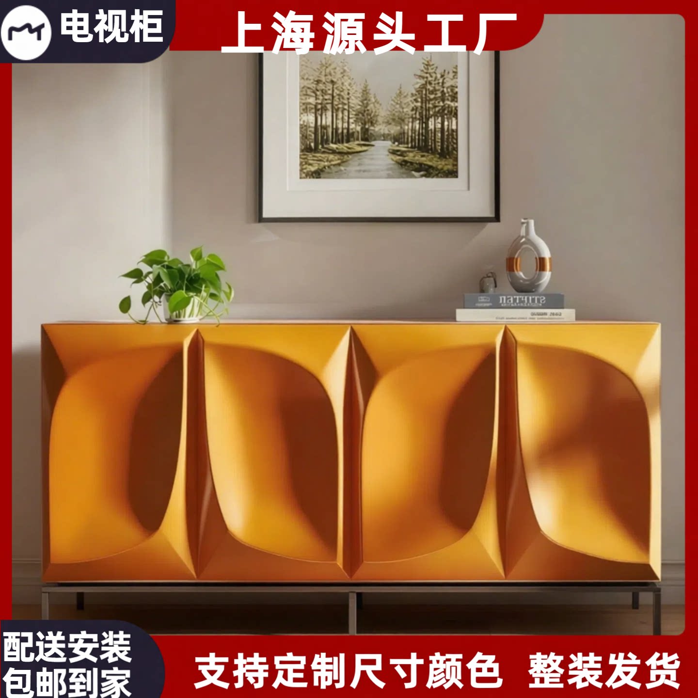 北欧烤漆餐边柜入户极简玄关柜鞋柜现代简约多功能装饰储物柜整装