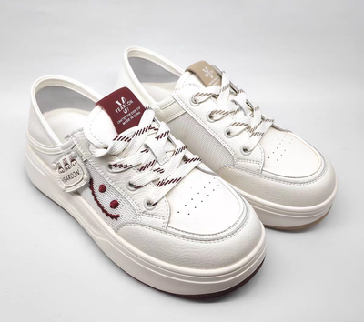 意尔康2026夏新款网面镂空透气软底防滑休闲时尚小白6271ZD48840Y