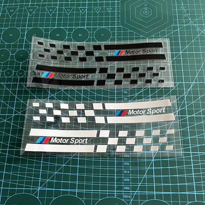 适用于宝马B柱改装车贴bmwE3系5系X1车门三角窗装饰贴纸划痕遮挡