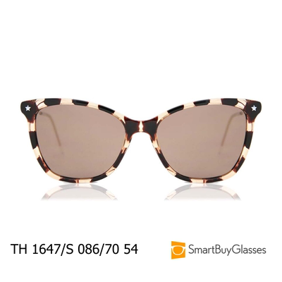 Tommy Hilfiger太阳眼镜玳瑁方框男女时尚墨镜TH 1647/S