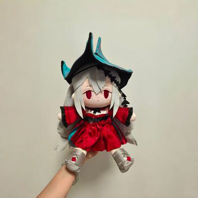 【全新限定】正版明日方舟浊心斯卡蒂fufu属性棉花娃娃周边玩偶