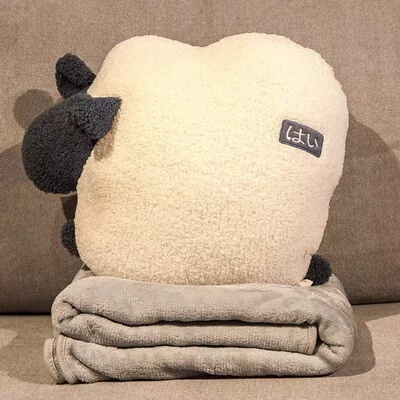 日本代购GP被枕头睡觉车载车内靠枕二合一毯子办公室午睡靠垫抱枕