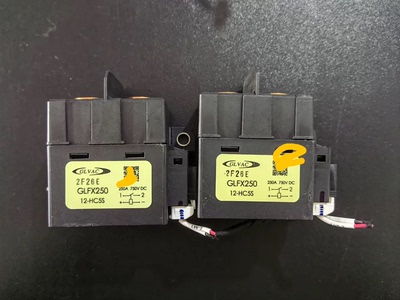 拆机GLVAC国力250A高压直流继电器， 型号:GLFX250 12-HC5S