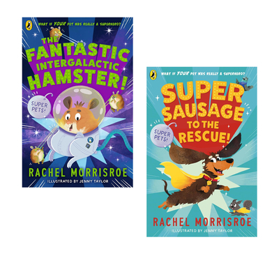 预售 英文原版 Supersausage to the rescue 超级腊肠狗来救援 超级宠物系列2册 儿童插画桥梁章节