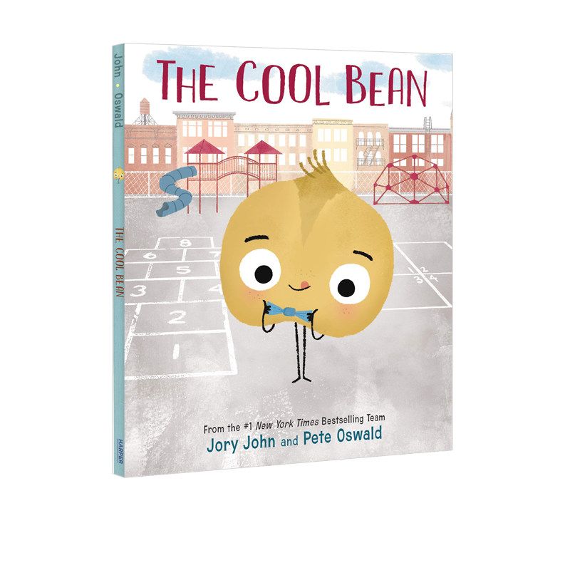 精装 The Cool Bean酷豆子愤怒鸟视觉设计Pete Oswald作品英文原版儿童英语启蒙趣味绘本坏种子系列 Jory John_虎窝淘