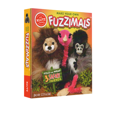 英文原版 Klutz Make Your Own Fuzzimals 3 Safari 创意制作毛绒动物 儿童益智图书 玩具书 手工DIY