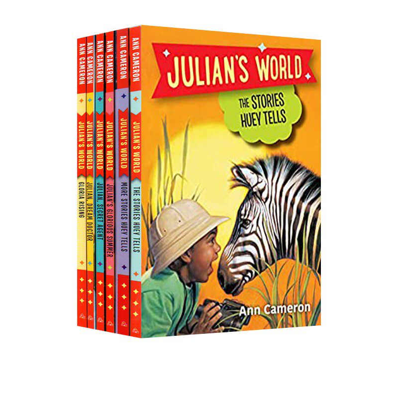 英文原版 Julian's World 6册合售 Stepping Stones兰登经典儿童文学桥梁章节书少儿英语课外阅读读物 Ann ...