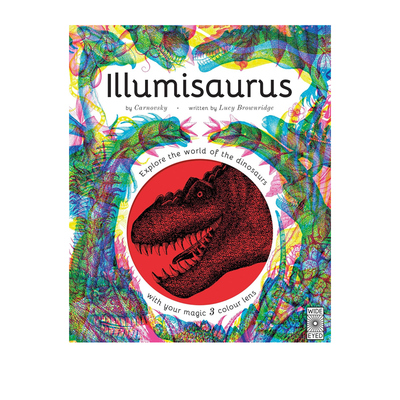 预售 【Illumi】 英文原版绘本 Illumisaurus 照亮恐龙 用神奇的三色透镜探索恐龙世界 知识类创意科普读物