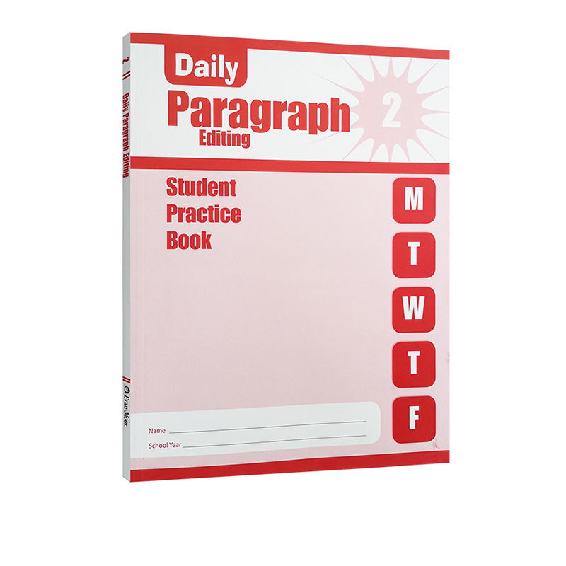 Evan-Moor Daily Paragraph Editing Grade 2 SE每日练习系列段落编辑练习册二年级作业本美国加州教辅英文 ...