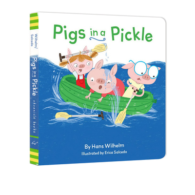 英文原版 Pigs in a Pickle 纸板书 克服挑战 寻找乐趣 儿童英语启蒙绘本 Chronicle出品