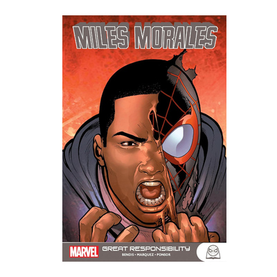英文原版 Miles Morales Great Responsibility 迈尔斯莫拉莱斯 全彩插图漫画 热血英雄成长故事 青少年英文课外阅读 平装