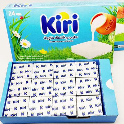 Kiri CHEESE即食奶油奶酪乳酪干酪芝士独立 锡纸装大盒奶酪大小